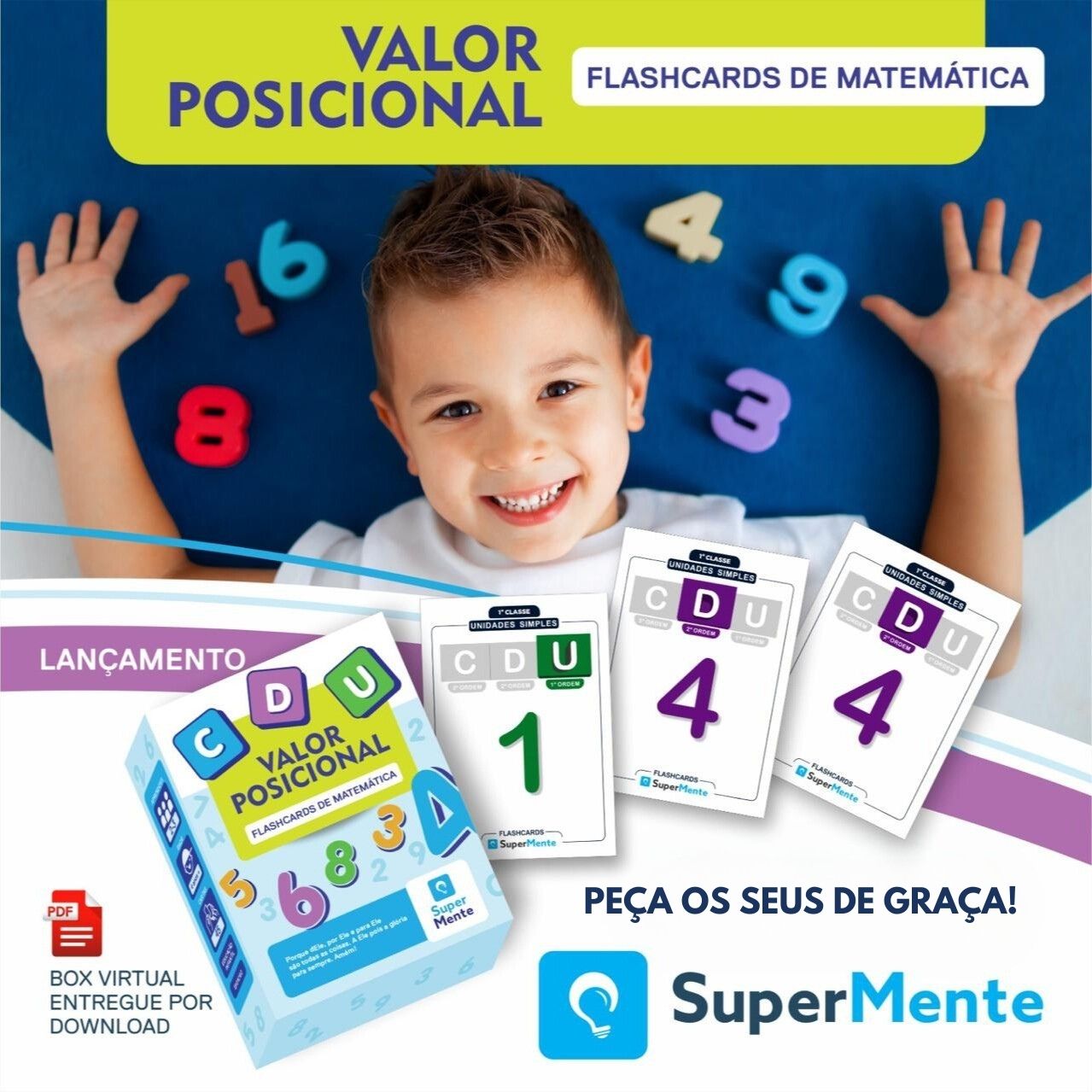 Flashcards Gratuitos - Valor Posicional dos Números - SuperMente